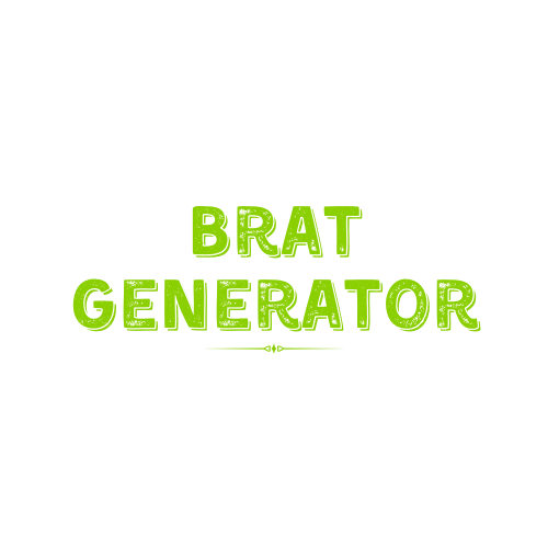 Free Brat Generator Tool For Stylish Text & Visuals